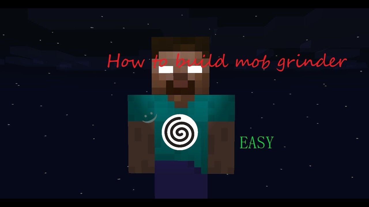 MINECRAFT| How to build mob grinder (easy) 100% helpful - YouTube