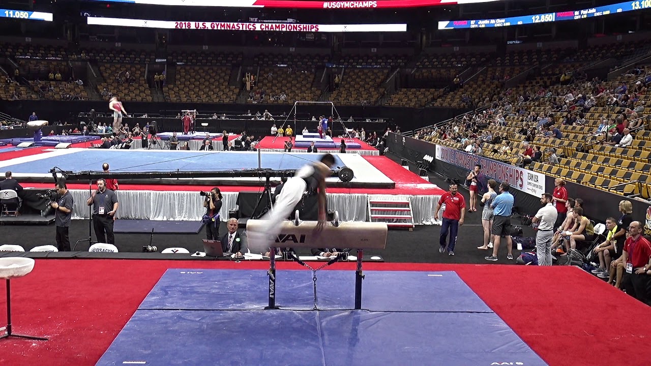 Raydel Gamboa - Pommel Horse – 2018 U.S. Gymnastics Championships ...