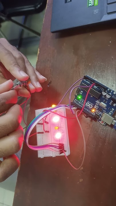 NO.2 ARDUINO: MENGENDALIKAN 5 LED dengan NILAI Output dari ...