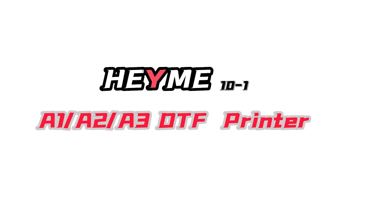 Heyme DTF printer Tshirt printing machine A1/A2/A3 dtf printer with ...