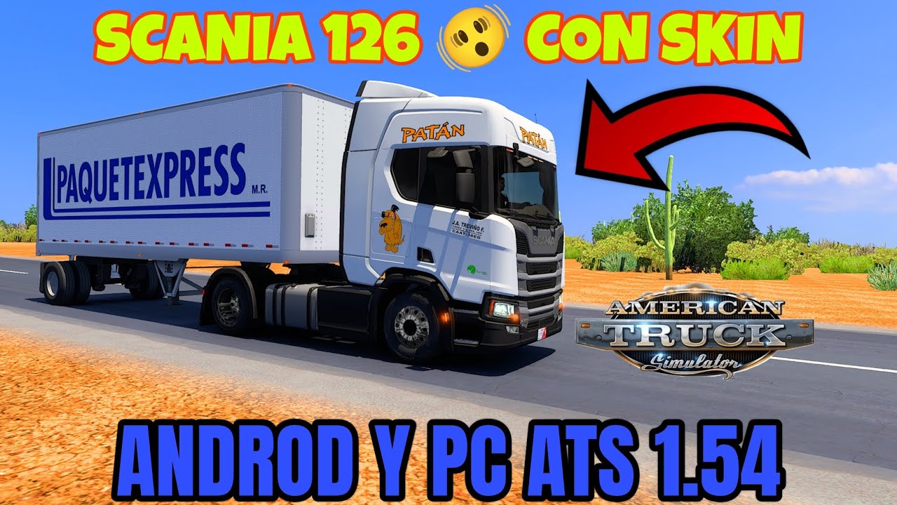 Scania 126 Con Skin ATS 1.54 - YouTube