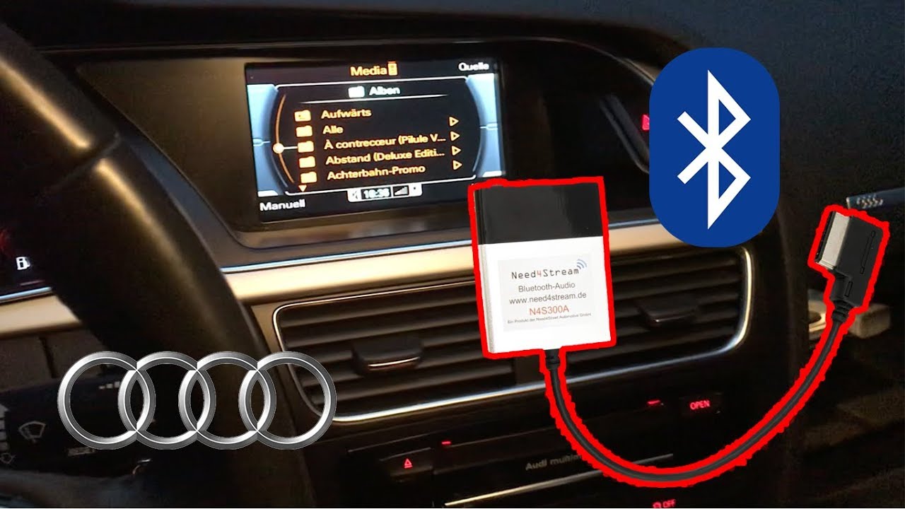 Bluetooth Musik Streaming Audi MMI 3G Need4Stream AMI Adapter YouTube