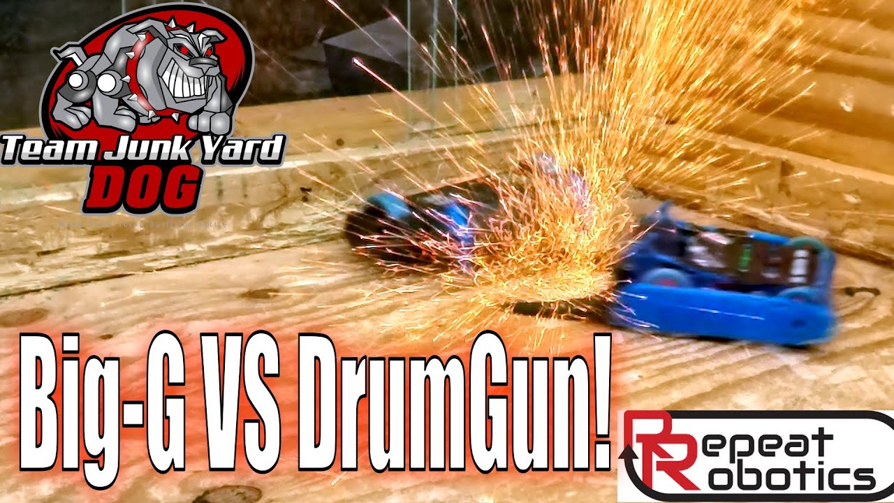 Who Wins?/Big-G VS Drum Gun!/Combat Robot Battle! - YouTube
