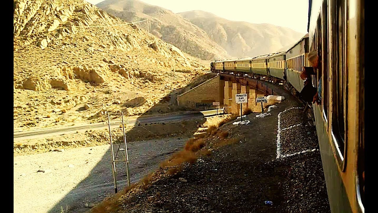 quetta train journey part8 jaffar express train - YouTube