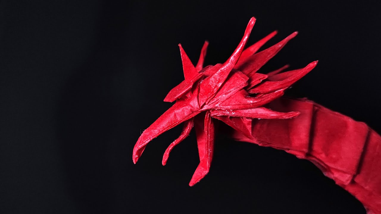 Origami Western Dragon V3!! - YouTube