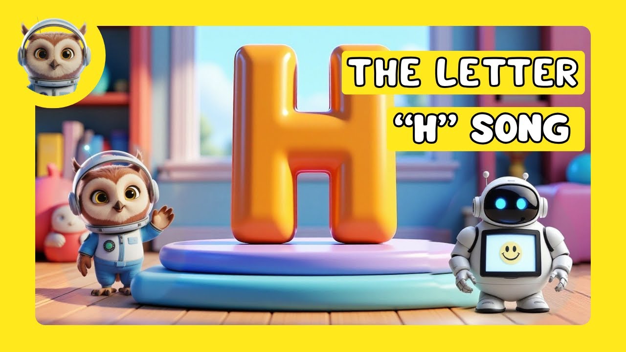 The Letter H Song | Fun H Words & Easy Phonics (Hat, Horse, Hop) - YouTube