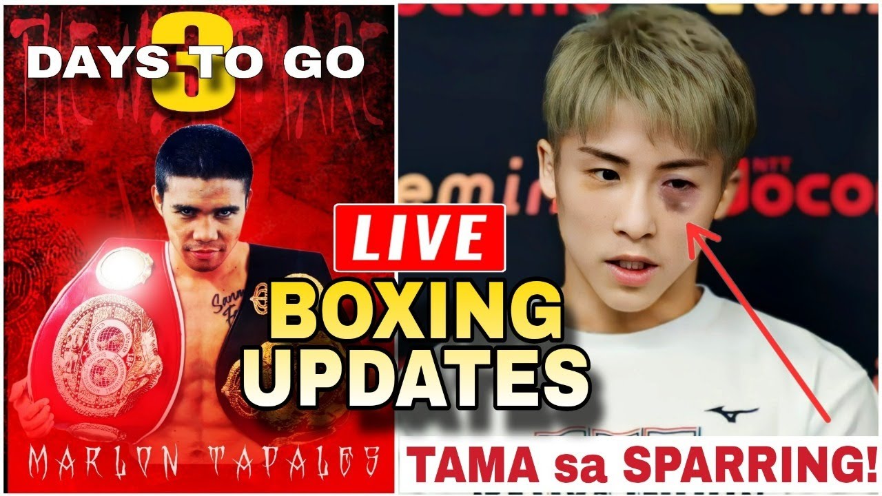 🔴Boxing Talk & Updates! Sapul sa Sparring! Naoya Inoue, Blackeye! 3 ...