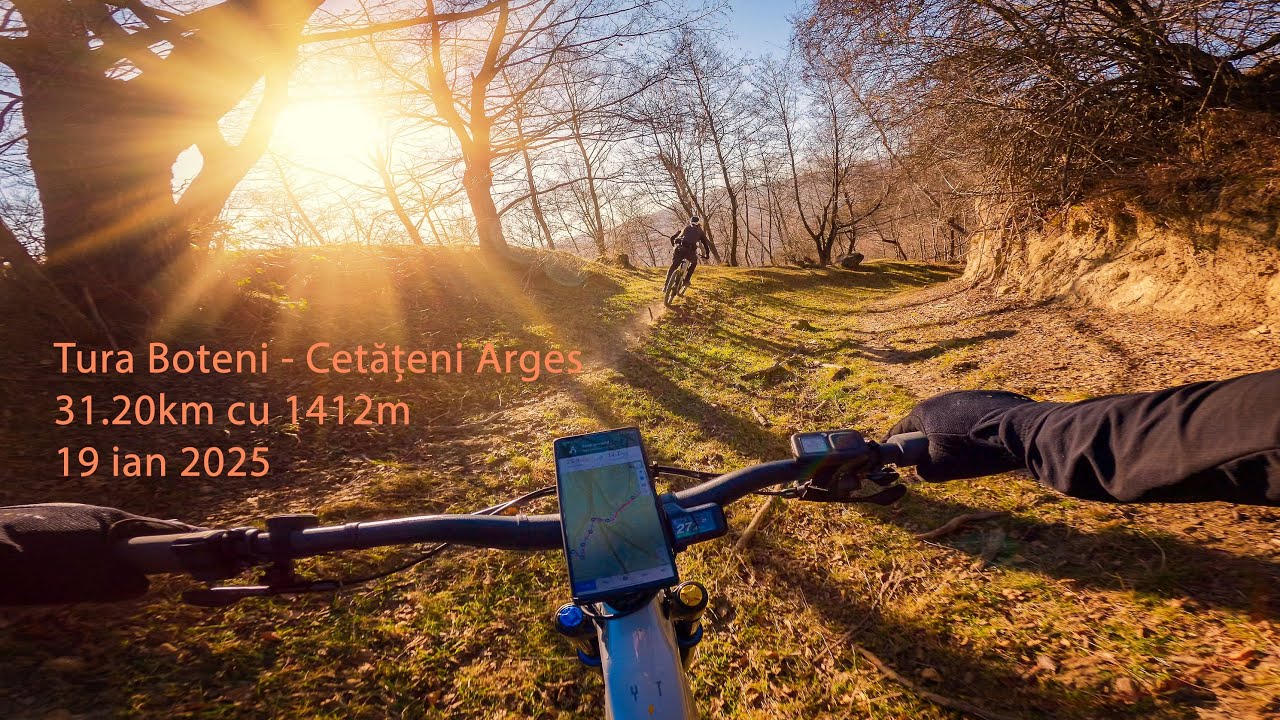 EMTB E-Ride - Boteni - Cetățeni Arges 19 ian 2025 8K - YouTube