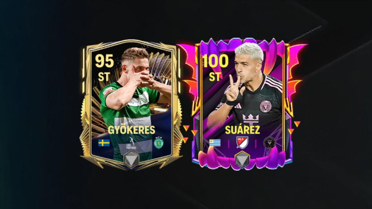 GYOKERES VS LUIS SUAREZ FIFA Mobile CARDS - YouTube
