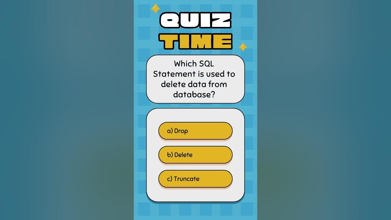 Master Sql With Our Ultimate Quiz Challenge Sqlquiz Sql Shorts Viral Today Sqlquestions