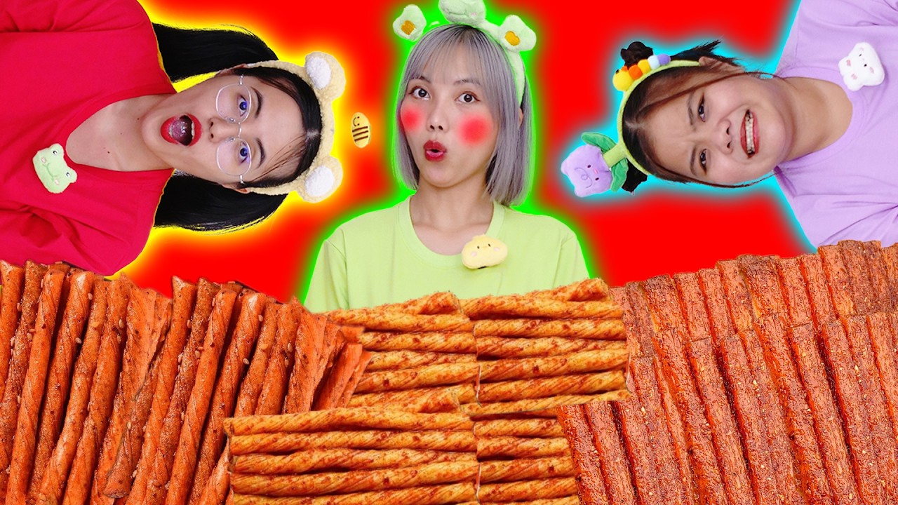 ASMR MUKBANG 모든 종류의 매운 스틱 먹기 챌린지 Ăn Các Loại Que Cay Eat All Kinds of ...