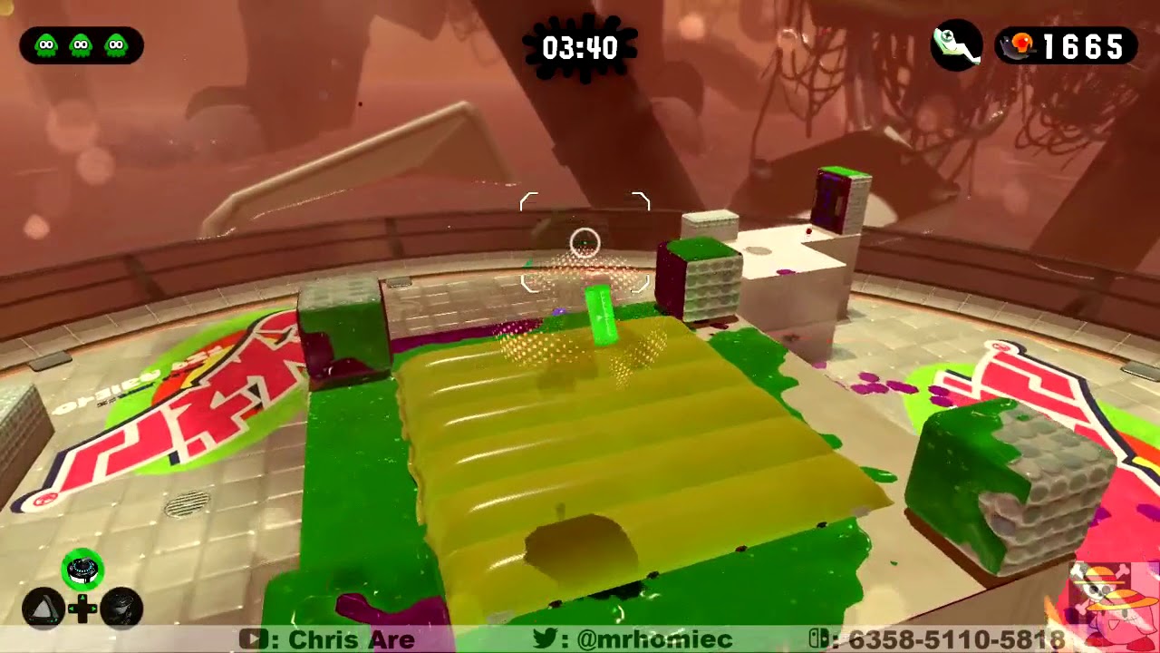 Splatoon 2 (Extra) Sanitizarium The Octo Shower Boss with Hero Brella ...