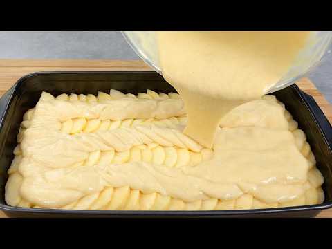 Ağızda eriyen bir elmalı turta! Herkes bu tarifi arıyor! Basit ve lezzetli.