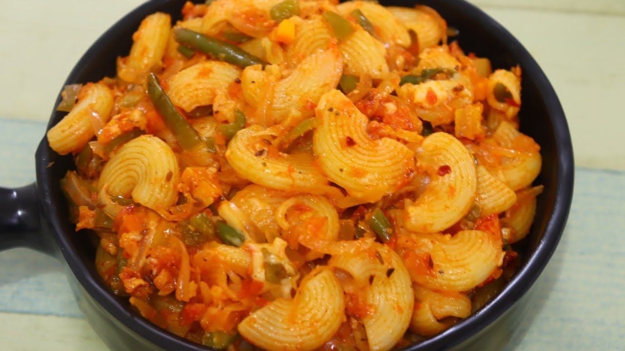 Indian style Veg Pasta | Masala pasta recipe | Indian style macaroni ...