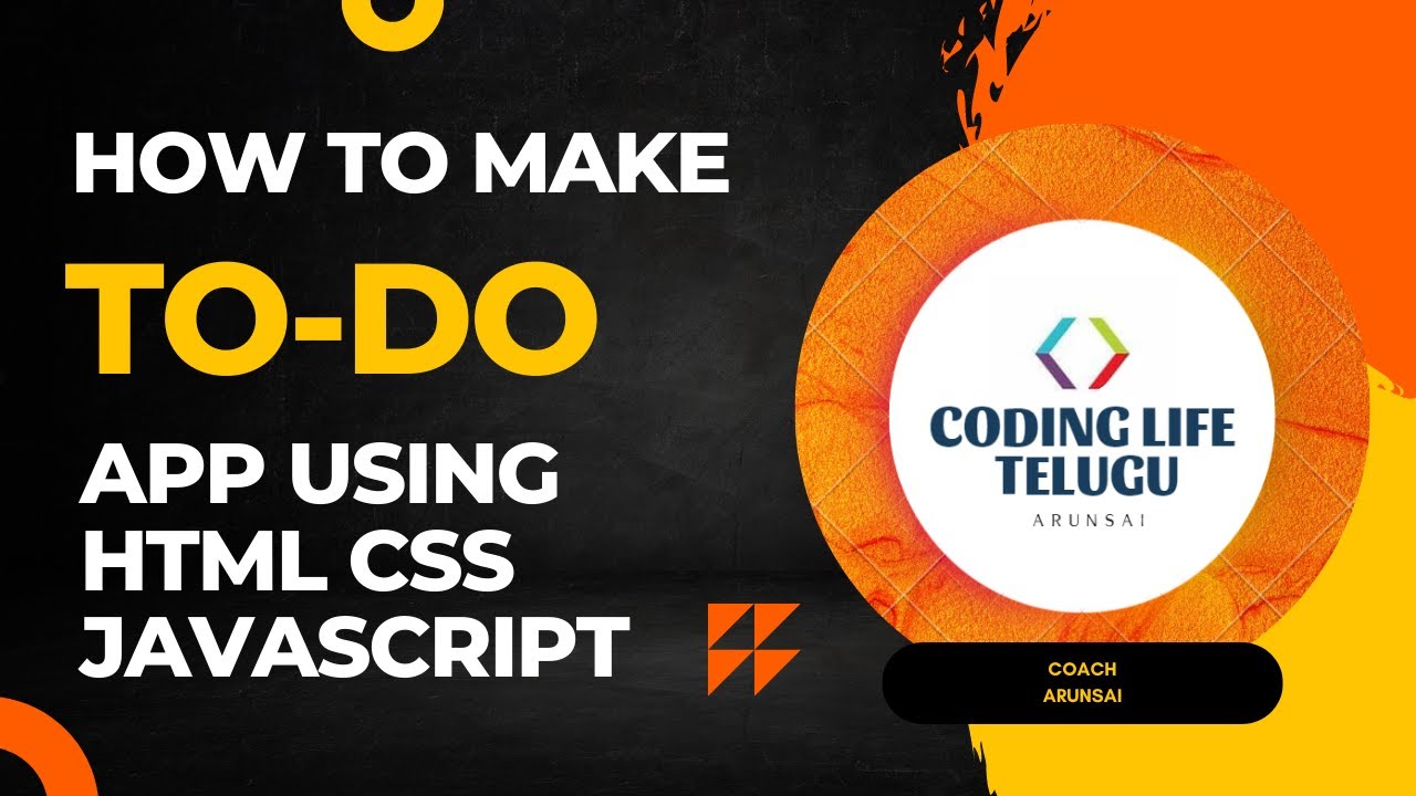 To Do App Html Css Javascript Oasis Infobyte Internship Youtube