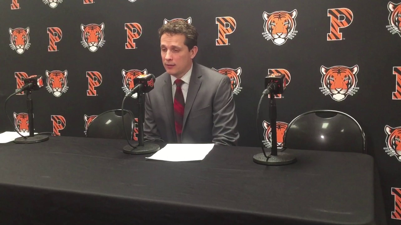 Brian Earl Postgame at Princeton - YouTube