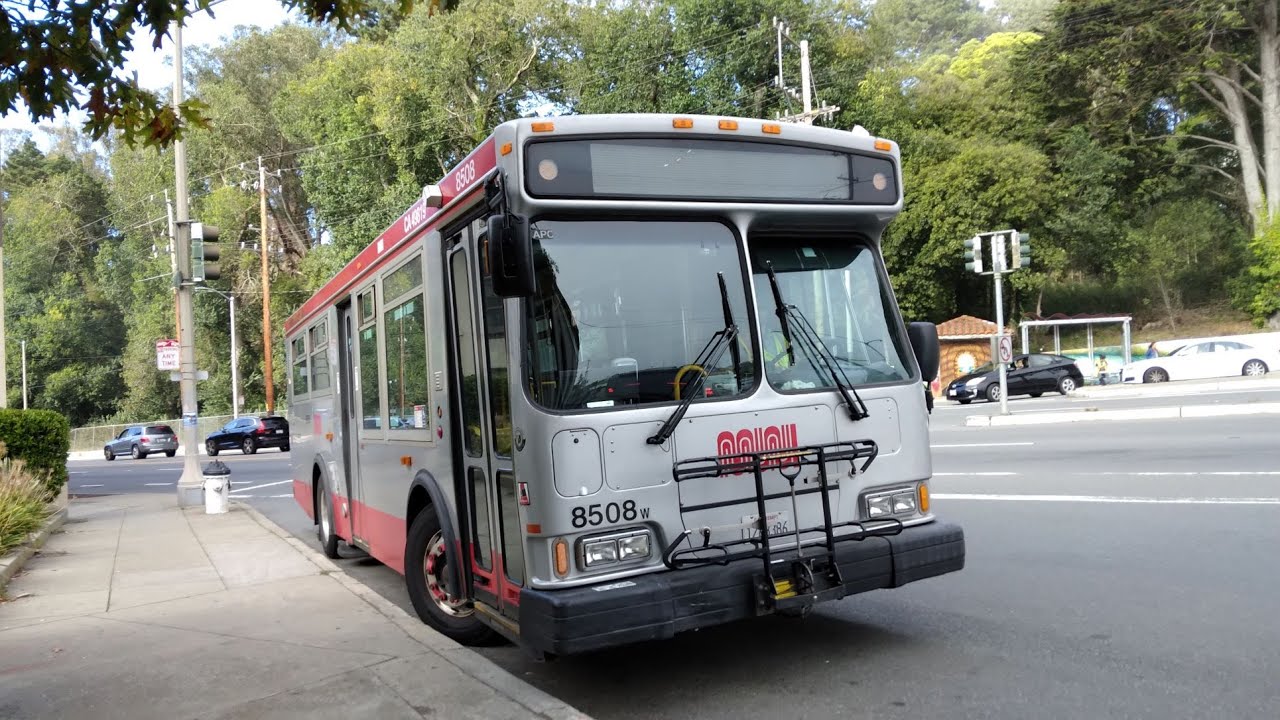 SF Muni 2007 Orion VII HEV 07.503 8508 on Route 36 Teresita - YouTube