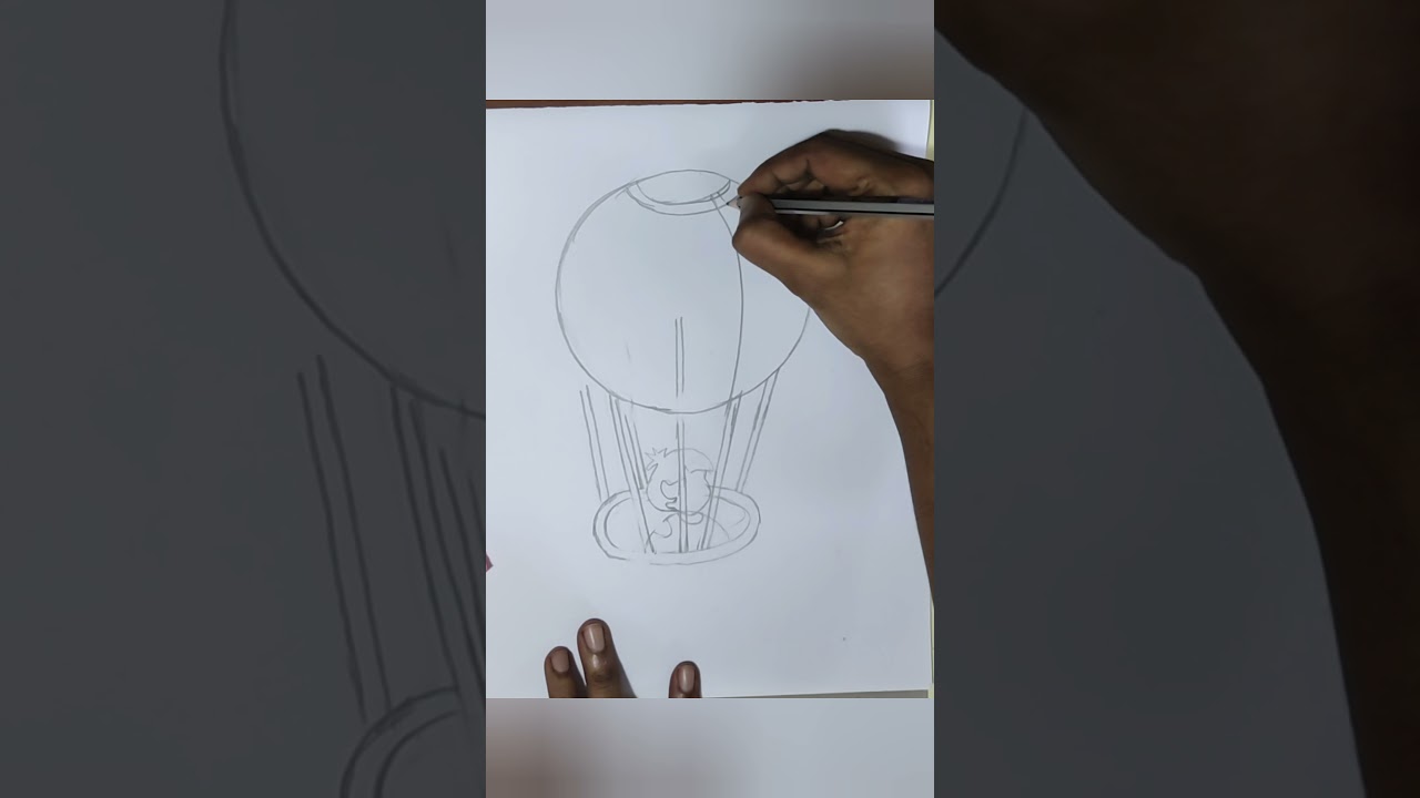 How to draw a balloon - YouTube