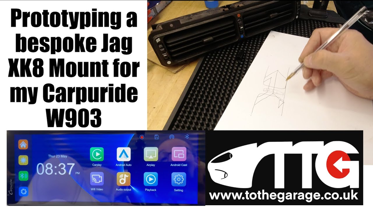 prototyping a Bespoke Jaguar XK8 mount, for my Capuride W903 smart ...
