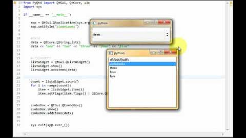 PyQt Model View Tutorials - YouTube
