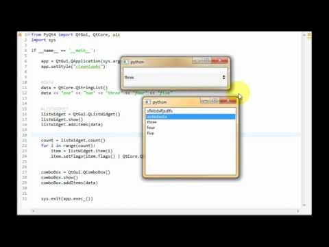 PyQt4 Model View Tutorial Part 01_1 - YouTube