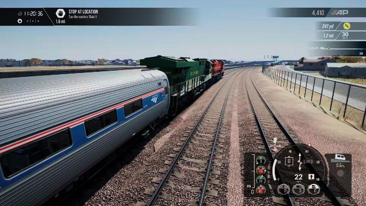 Train Sim World 4: ES44AC NSR, Cajon Pass - YouTube