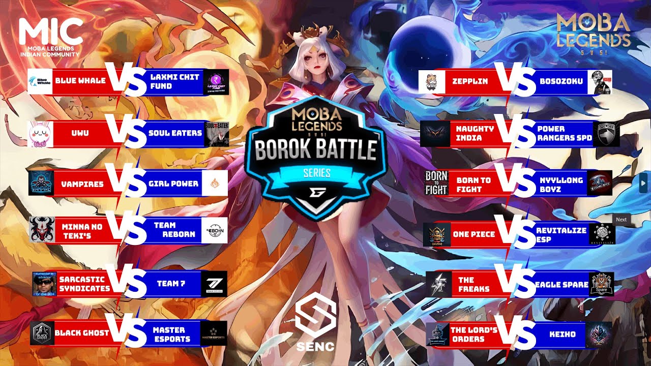 BOROK BATTLE SERIES DAY 8 ( Knockout Round-2 ) Moba Legends 5v5 - YouTube
