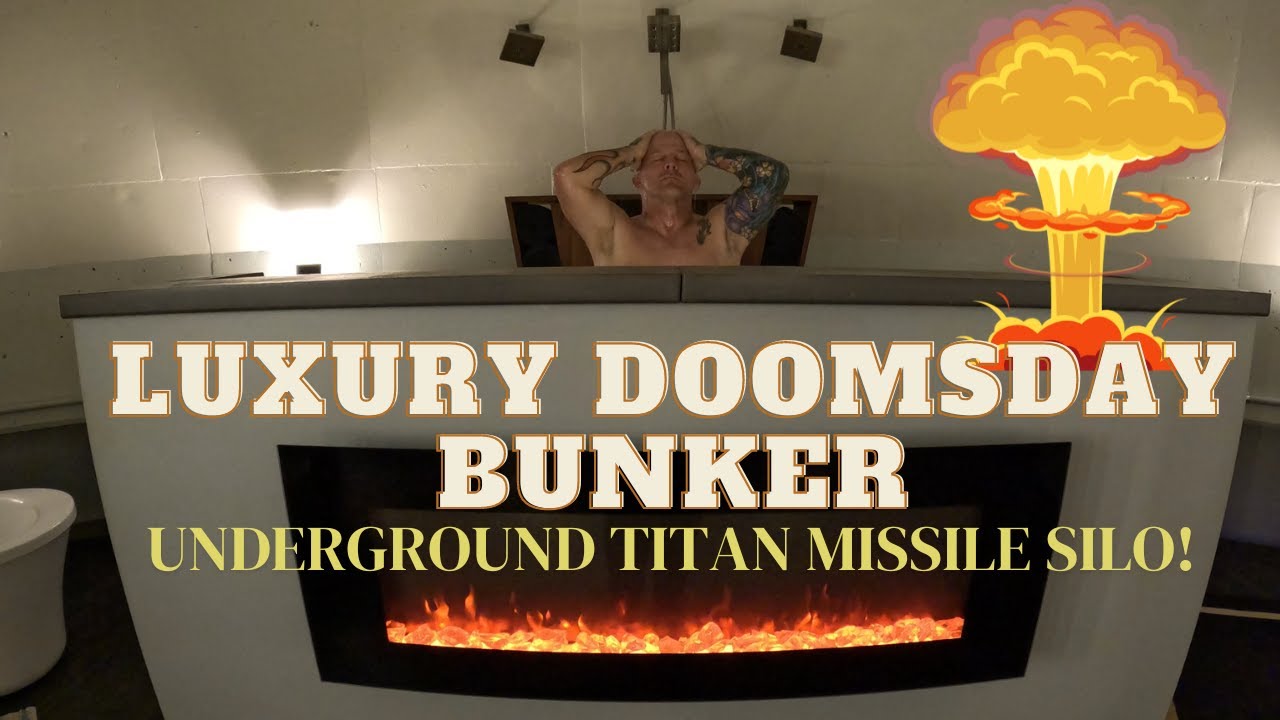 SLEEPING IN A LUXURY DOOMSDAY BUNKER (tour) #doomsday #underground # ...