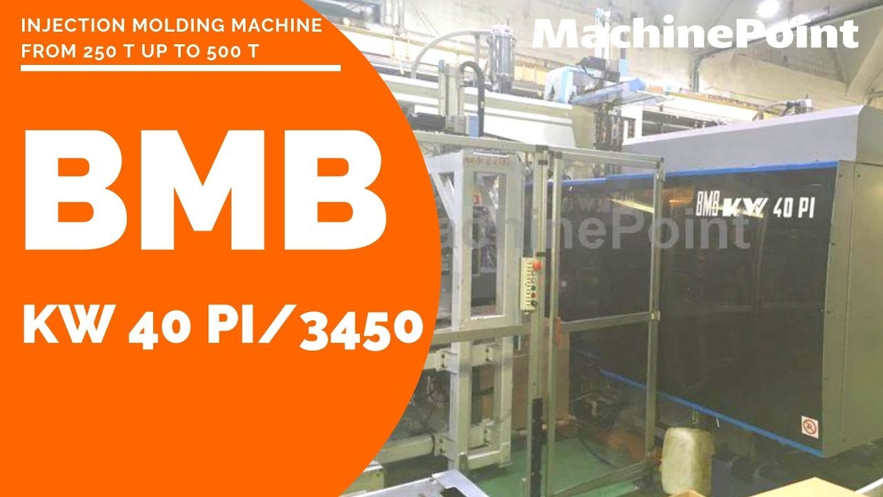 BMB KW 40 PI/3450 Injection molding machine from 250 T up to 500 T ...