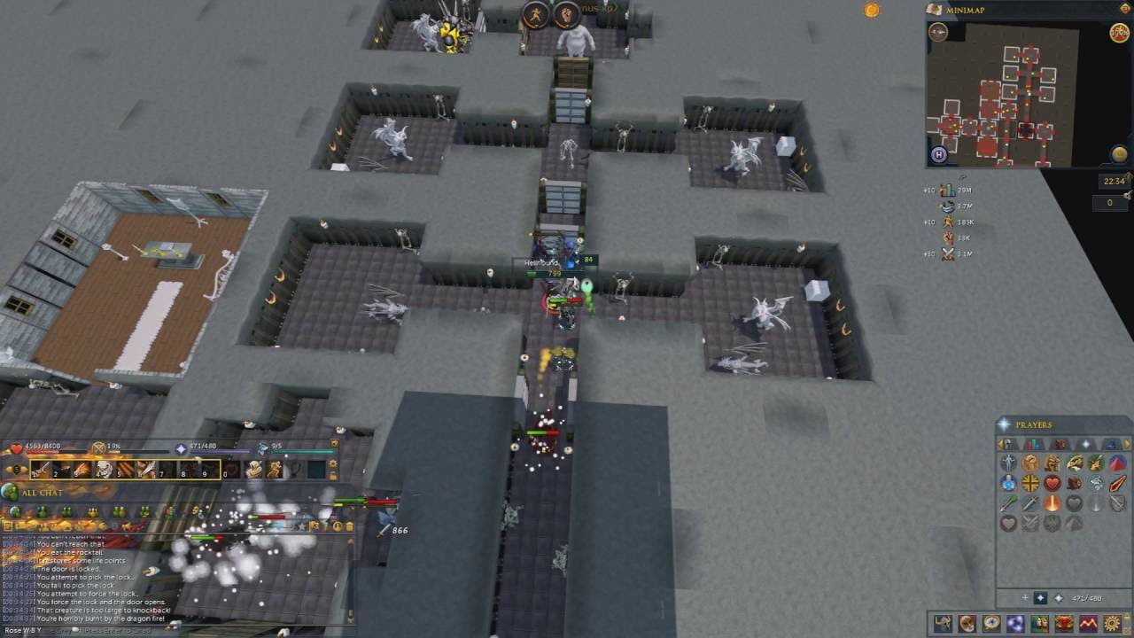 RuneScape POH 100M Dungeon Run! - YouTube