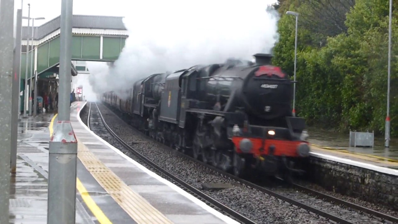 45407 and 44871 at speed Bridgend April 13th 2013 - YouTube