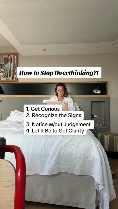 How to Stop Overthinking! #anxiety #overthinking #anxiousthoughts # ...