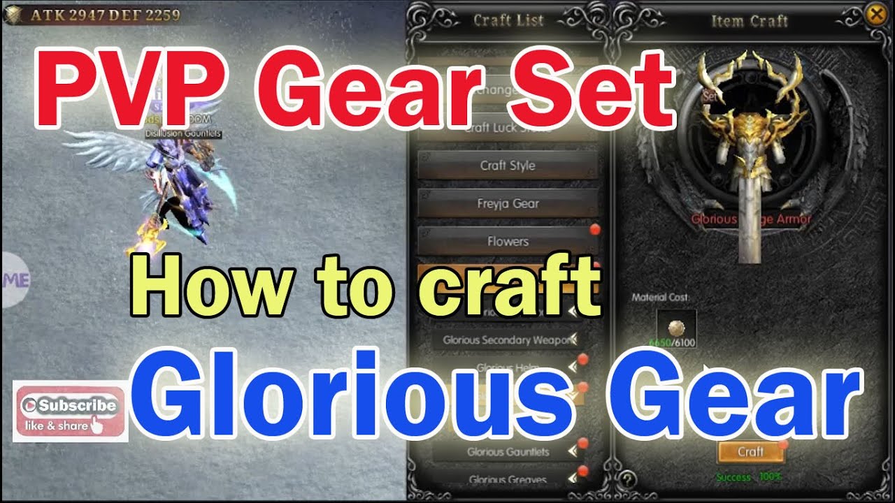 How to craft Glorious Gear. MU Monarch SEA. MU Monarch SEA. #trending # ...
