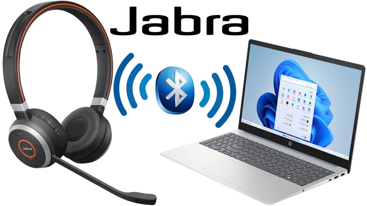 How to connect a Jabra Bluetooth headset to your laptop #jabra #headset ...