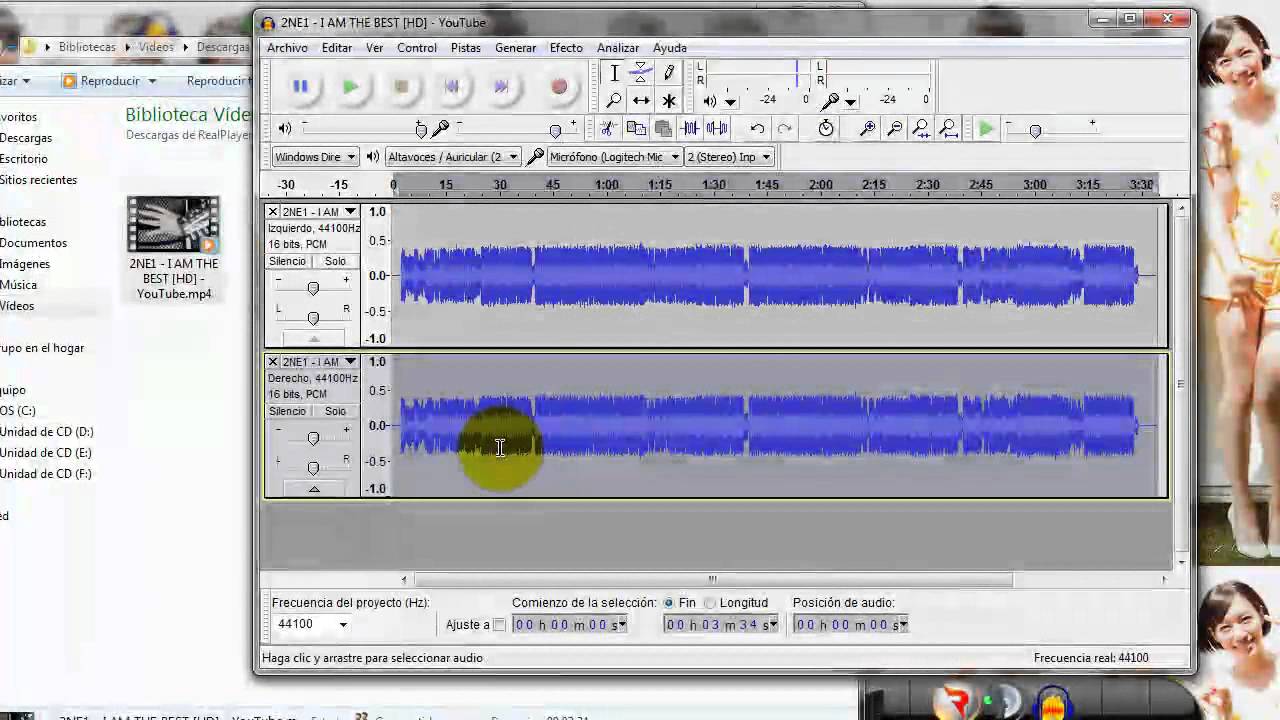 Como Quitar la Voz con Audacity Videotutorial - YouTube