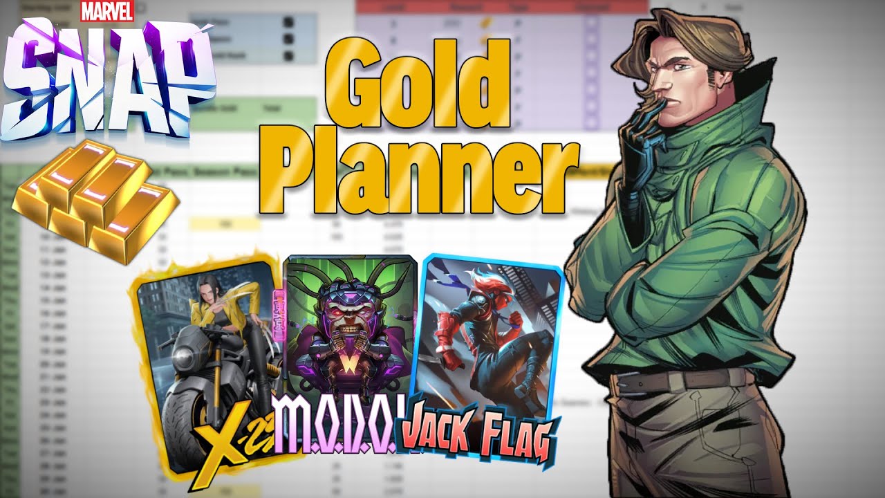 Manage your gold efficiently in Marvel Snap with this Planner. - YouTube