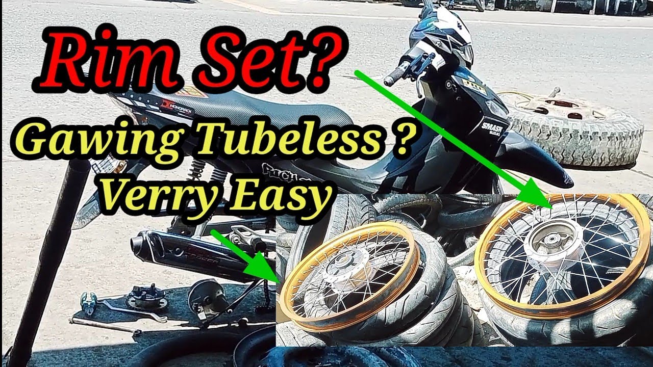 how to convert rim set in to tubeless - YouTube