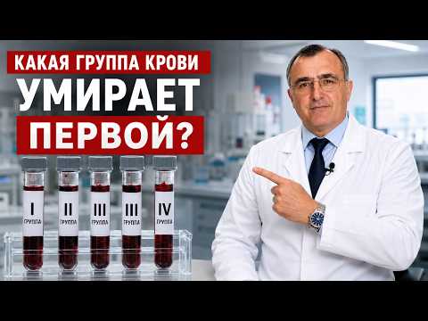 Ваша группа крови раскрывает, сколько лет вы проживёте!