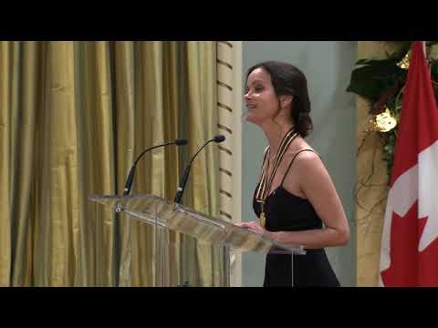 Anik Bissonnette à Rideau Hall | Anik Bissonnette at Rideau Hall - YouTube