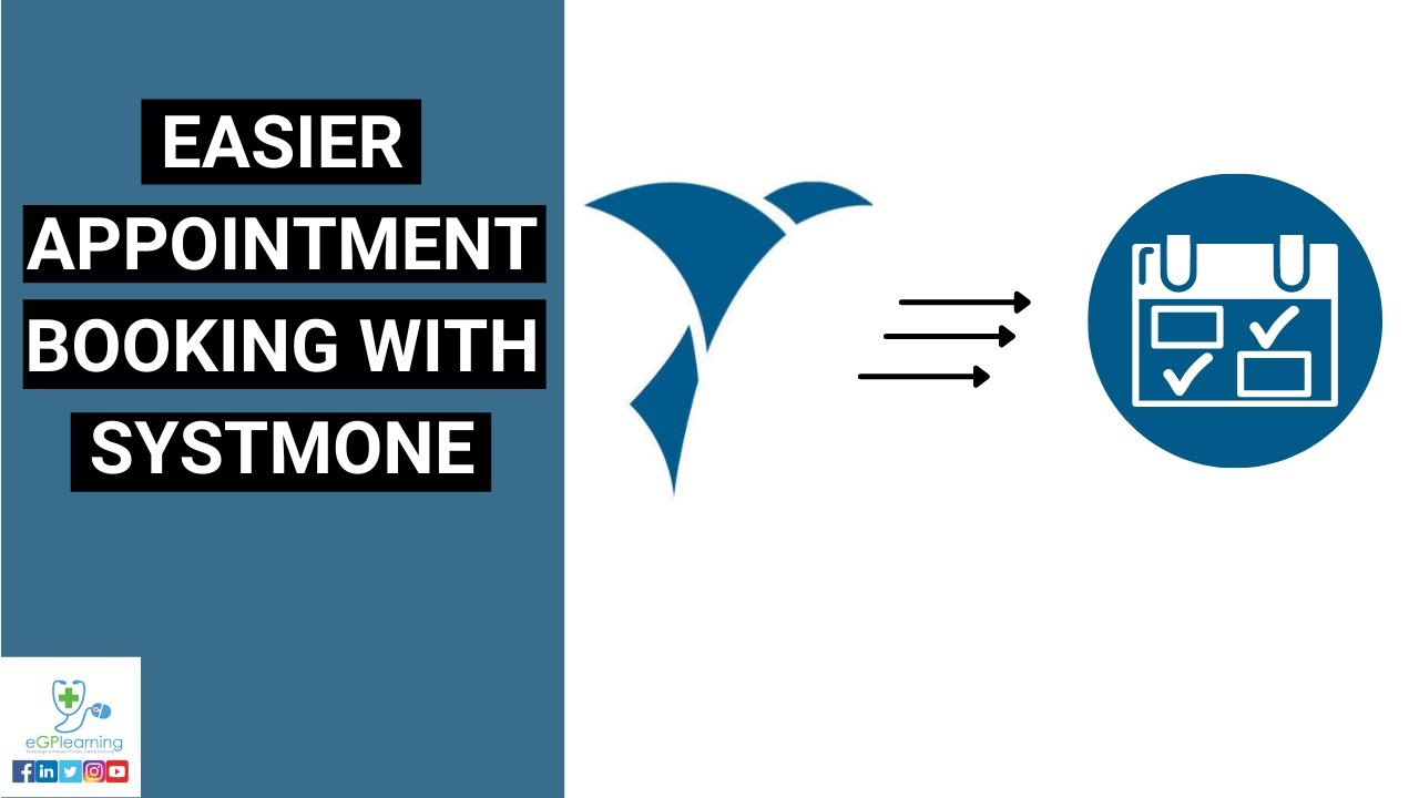 Easier appointment booking with SystmOne - YouTube