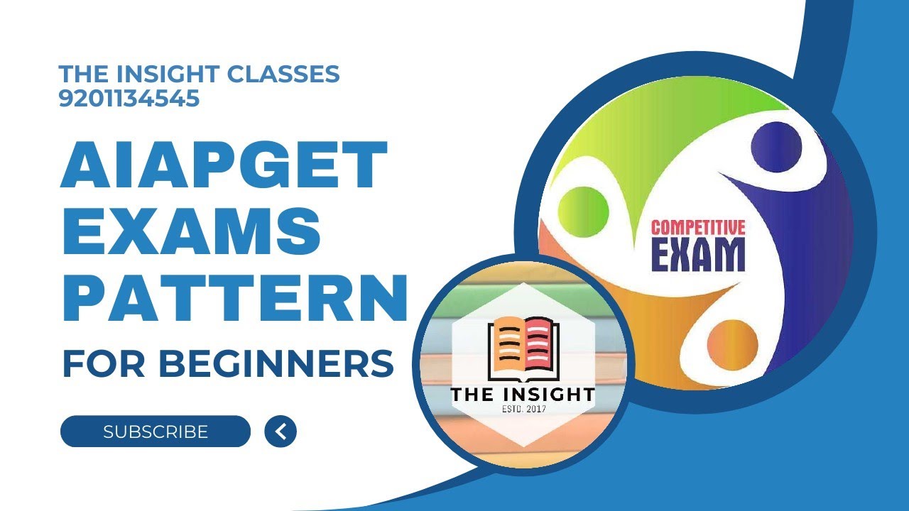 AIAPGET Exam Pattern For Beginners - The Insight Classes - YouTube