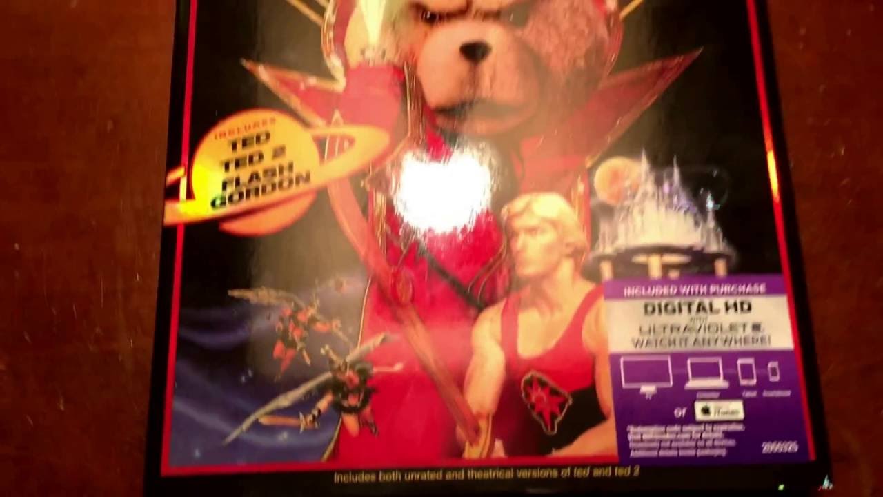 Ted vs Flash Gordon the ultimate collection blue ray unboxing - YouTube