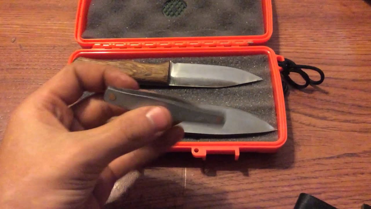 TMR custom knives / first folder - YouTube