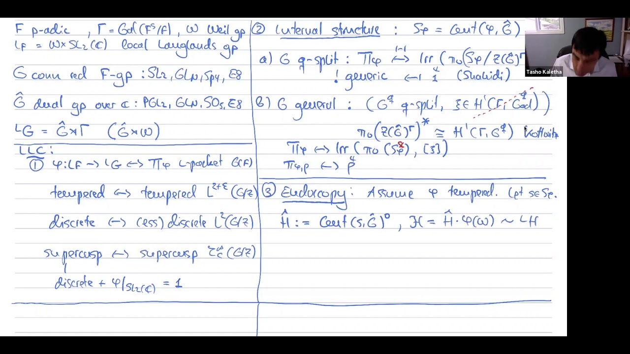 An explicit supercuspidal local Langlands correspondence - Tasho ...