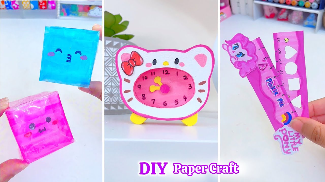 Paper craft/ Easy craft ideas/ miniature /how to make / DIY project ...