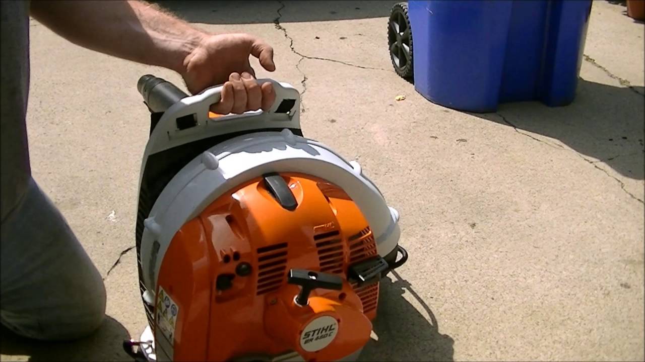Stihl BR450 - YouTube