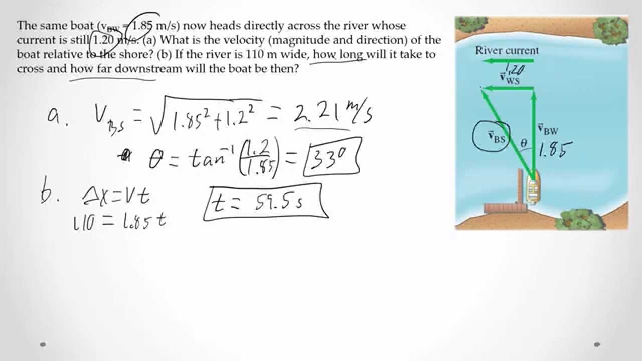 Advanced Physics - 1.3 - Kinematics - Relative Velocity - YouTube