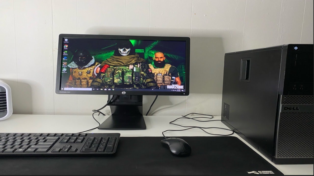 300$ Warzone Gaming Pc Setup! - YouTube