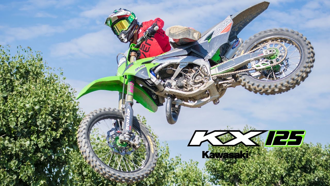 LORENZO CAMPORESE SHREDDING A KAWASAKI 125CC 2020! - YouTube