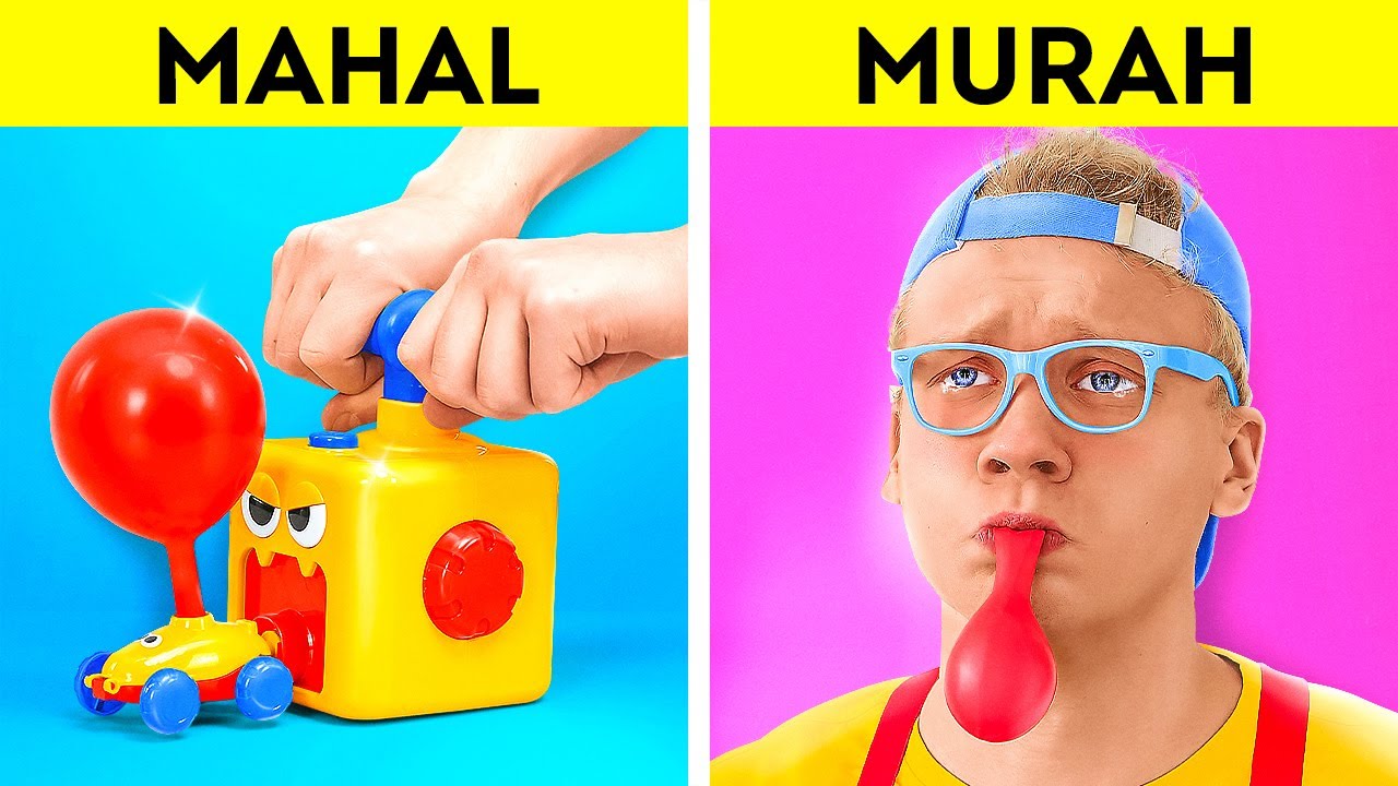 KIAT PARENTING MURAH VS MAHAL || Gadget Mewah untuk Orang Tua Kreatif ...